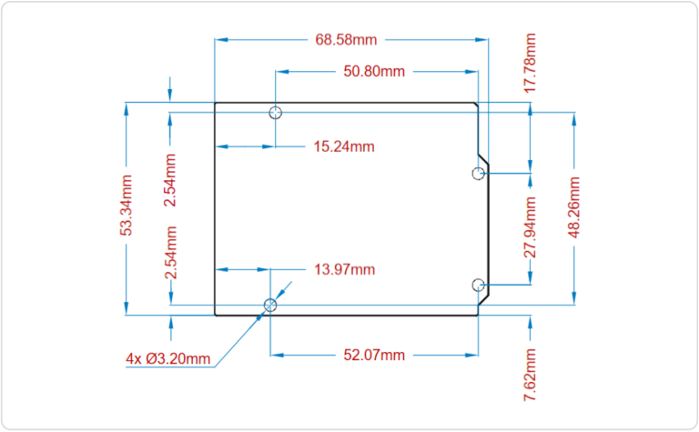 Mechanical Specifications | SG Wireless Document Hub